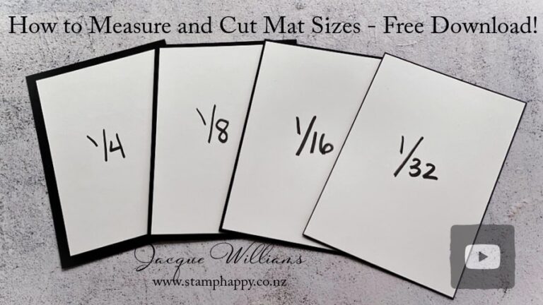 How to Create the Perfect Mat Size - Free Video & Reference Sheet ...