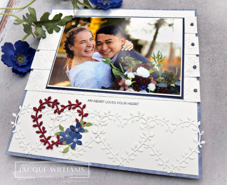Celebrate Love with an Elegant Scrapbook Layout Using the Heart Shaped ...