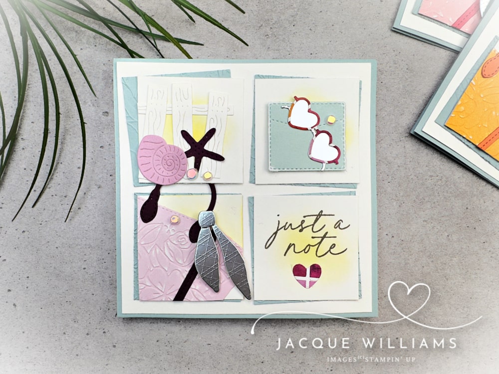 Notes & Totes Card Sampler - Stamp Happy, Jacque Williams, Stampin' Up ...